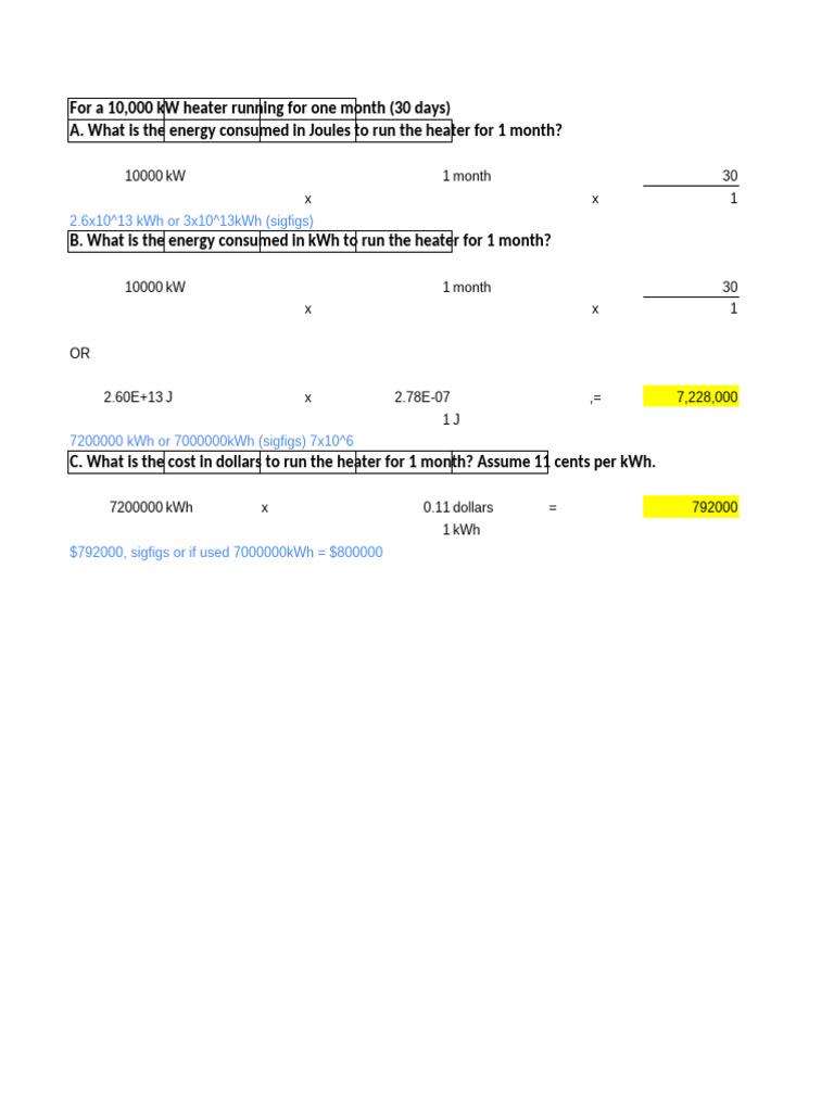 Hw 4 Key Pdf Watt Power Physics