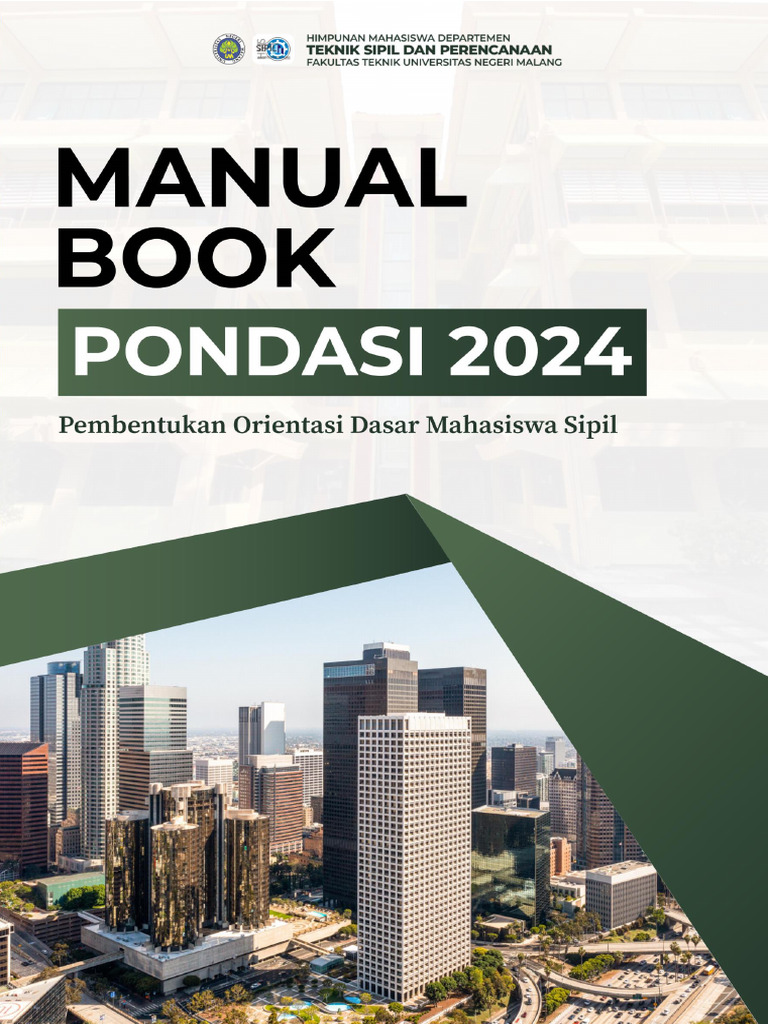 Manual Book Pondasi 2024 | PDF