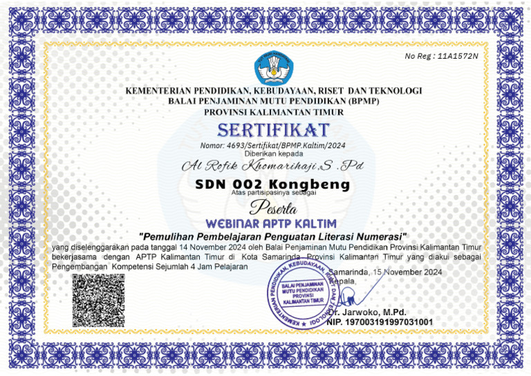 Sertifikat 4 JB | PDF