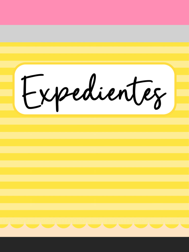 Portadas Expedientes | PDF