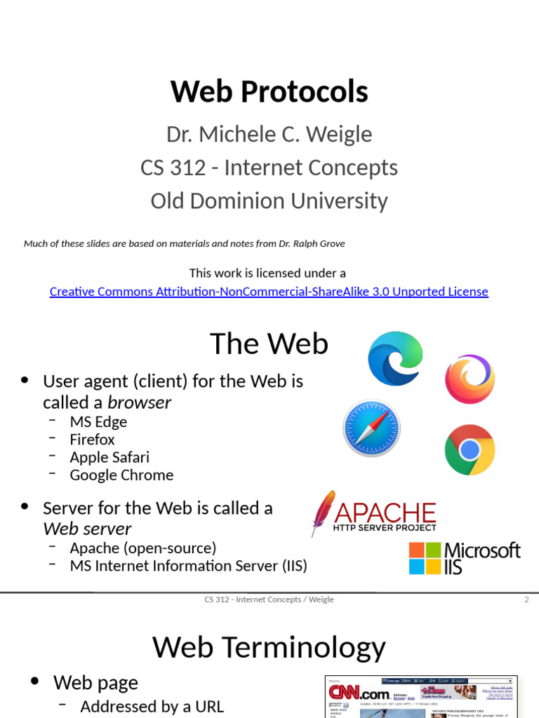 Week 03 - Web Protocols | PDF | World Wide Web | Internet & Web