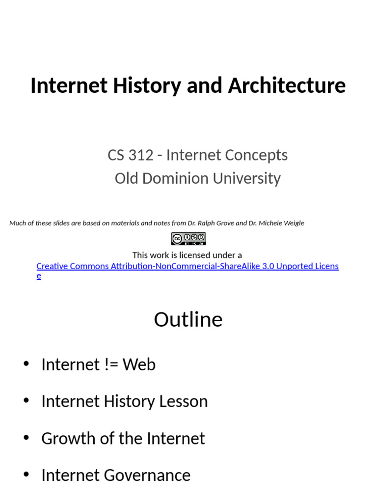 week1 | PDF | Internet | Packet Switching