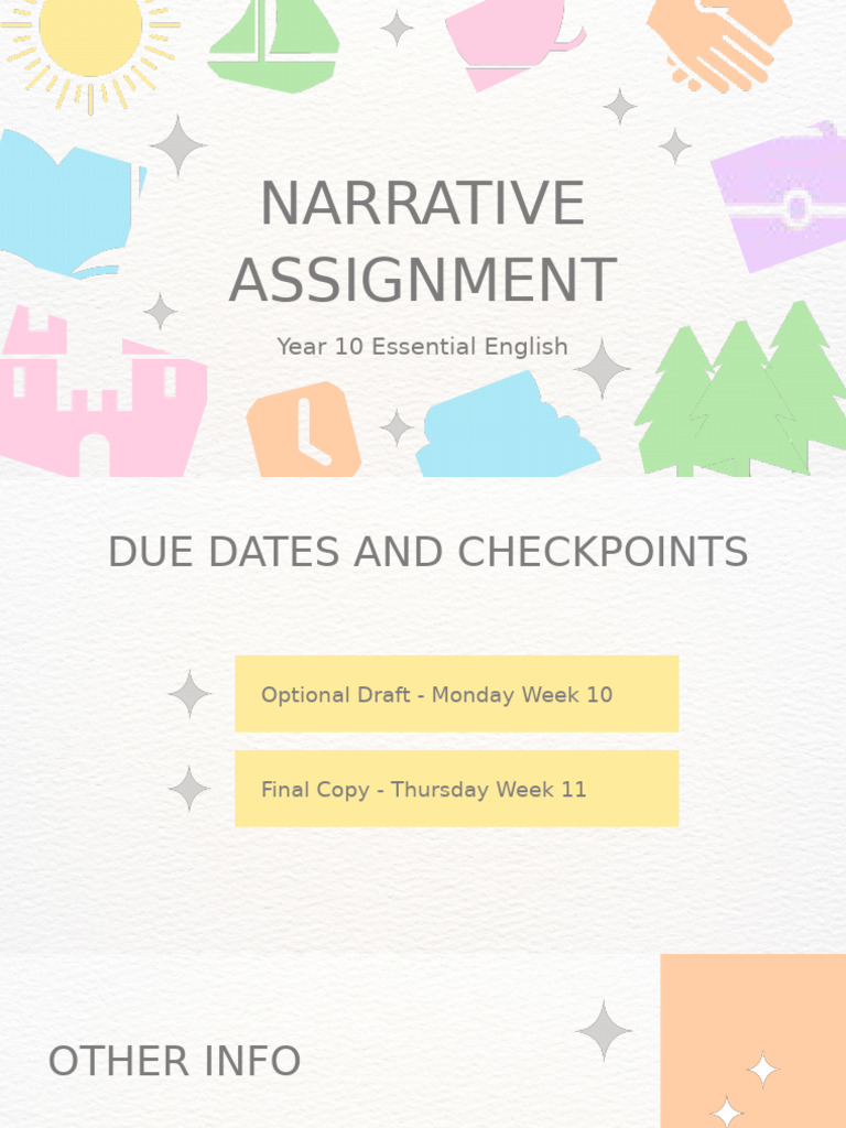 Year 10 Narrative Assignment Guide | PDF | Narrative | Narration