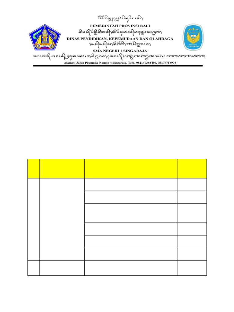 Kisi-Kisi Sumatif Mat Wajib Xi 2023 | PDF