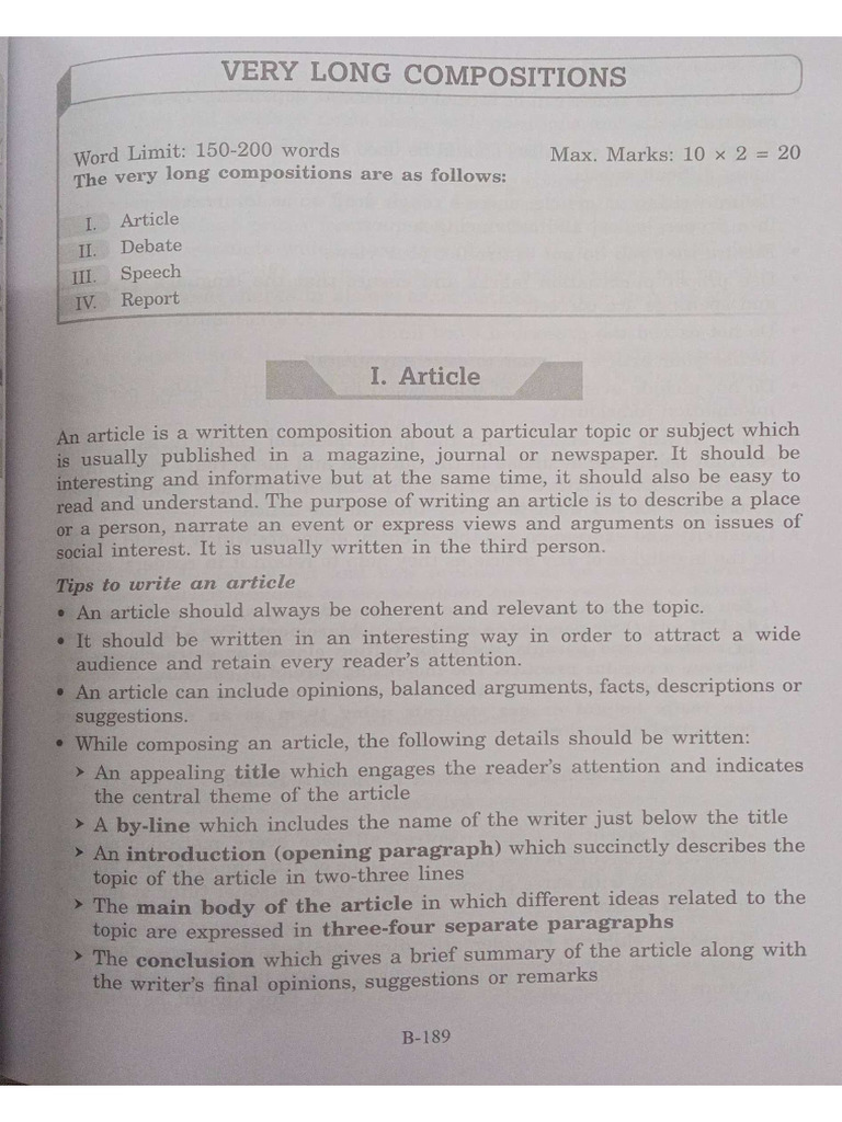 Article Writing | PDF