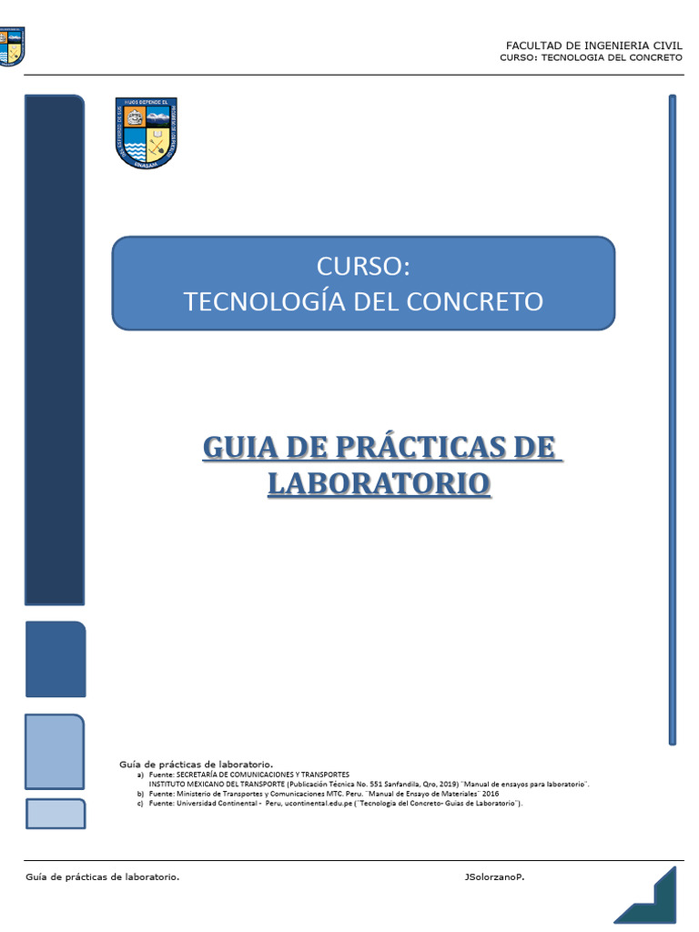 Guia de Practica de Laboratorio 03 Analisis Granulometrico | PDF | Hormigón