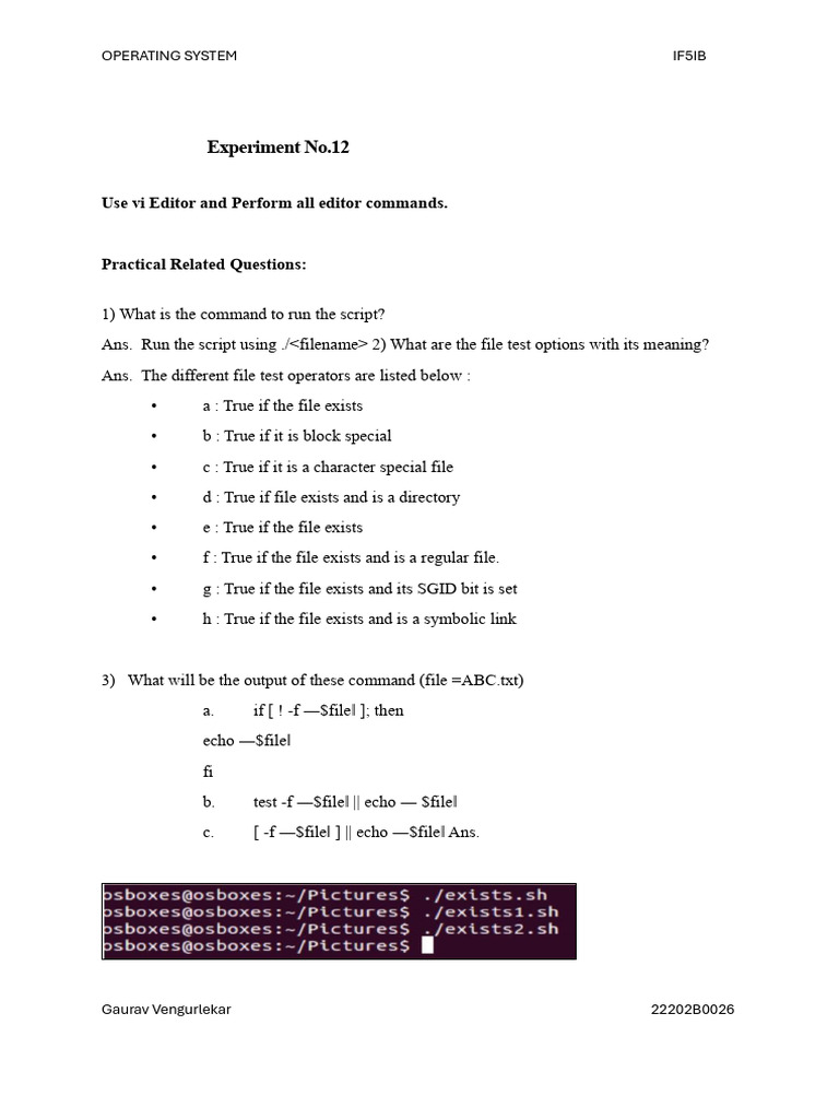 Exp12_(22202B0026) | PDF | Filename | Computer Programming