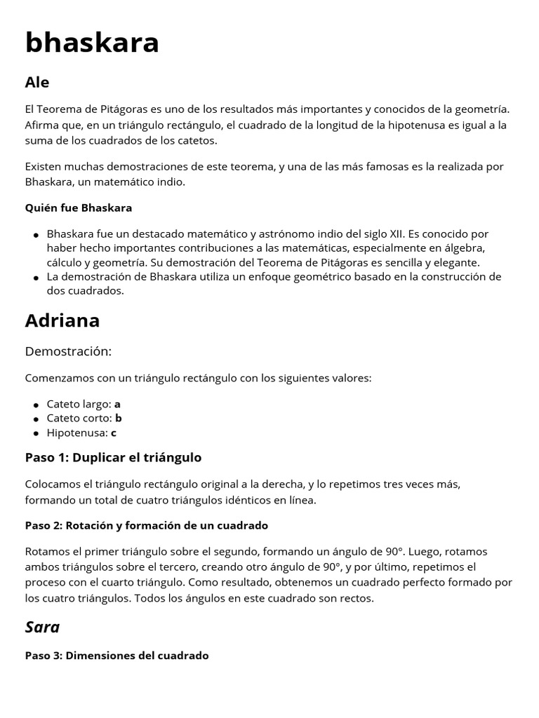 Bhaskara 20240923 201452 0000 | PDF | Triángulo | Rectángulo