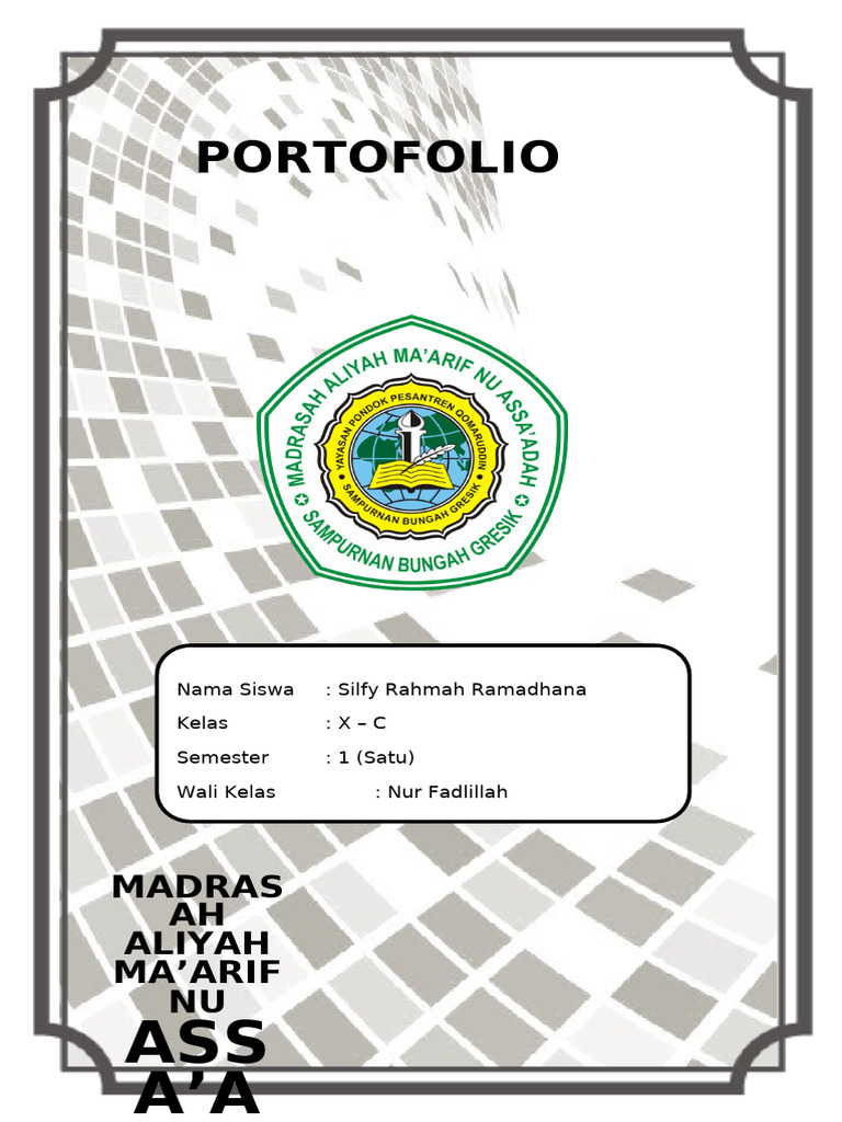 Format Portofolio Siswa | PDF