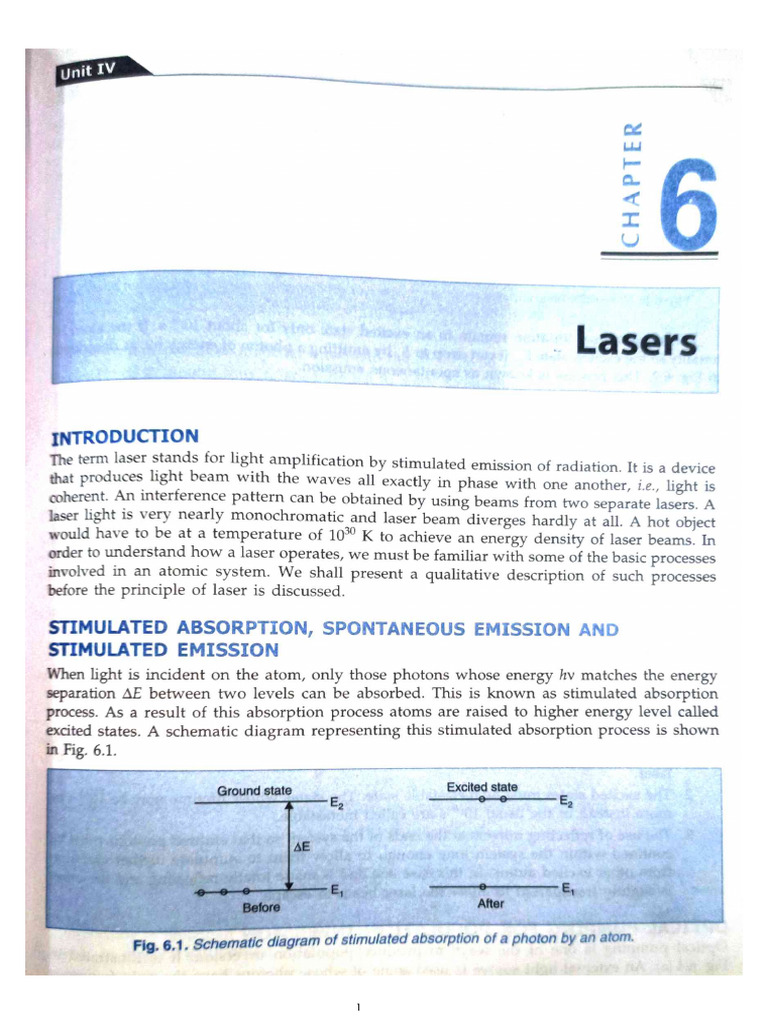 Lasers | PDF