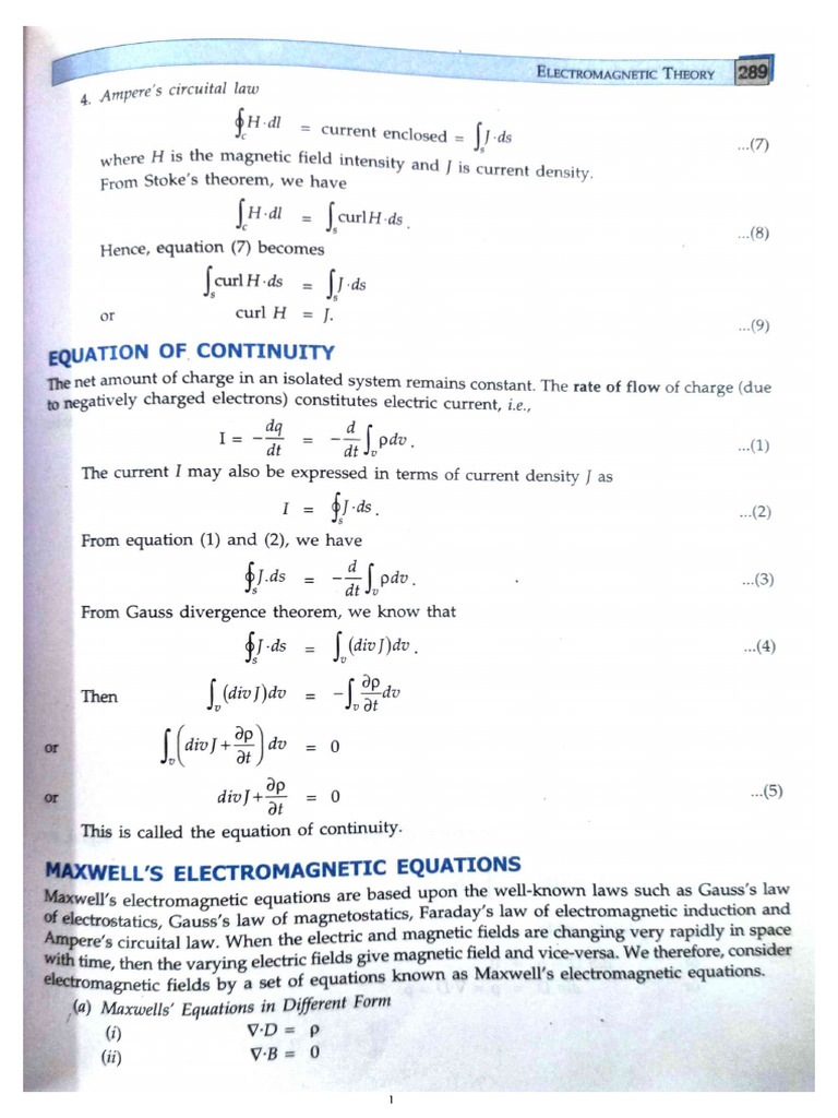 Electromagnetic Theory | PDF
