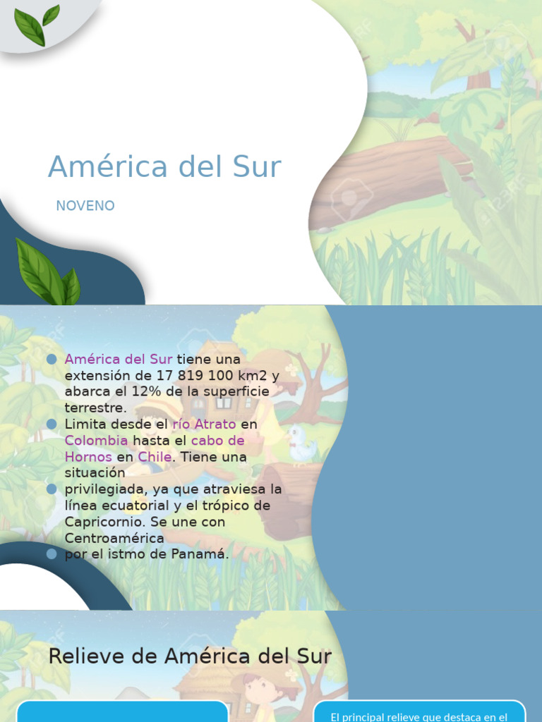 Geografía y Clima de Sudamérica | PDF | América del Sur | Américas