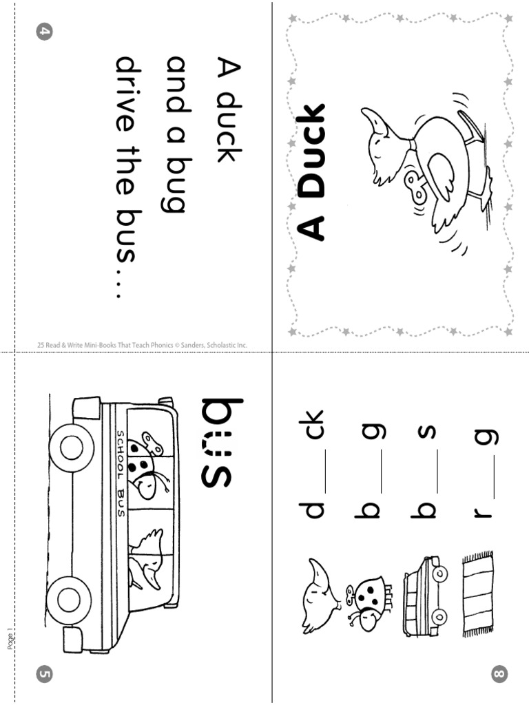 A Duck Booklet | PDF | Phonics | Consonant