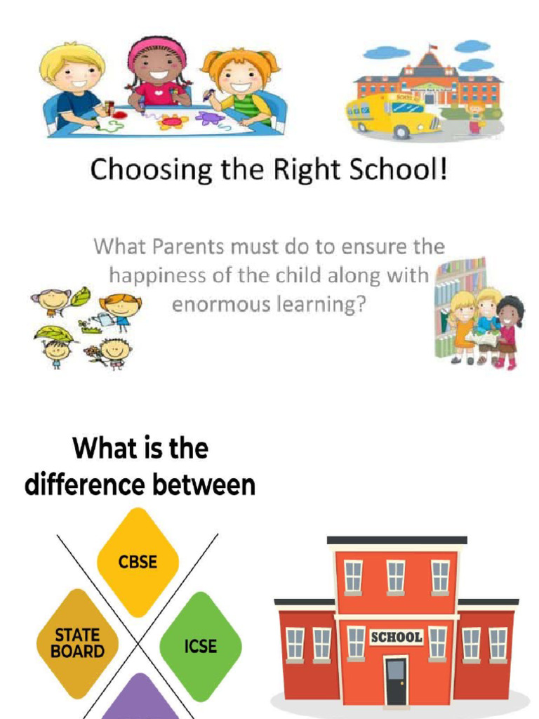 How to Choose a School by Sudheer Sandra | PDF