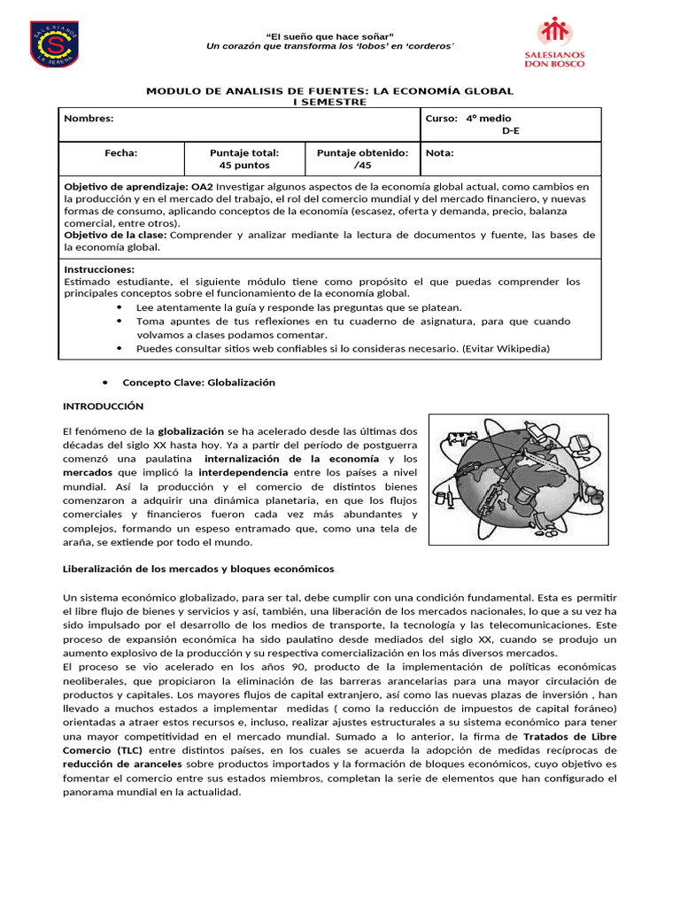 4° Elect. Historia. Modulo | PDF | Comercio | Arancel