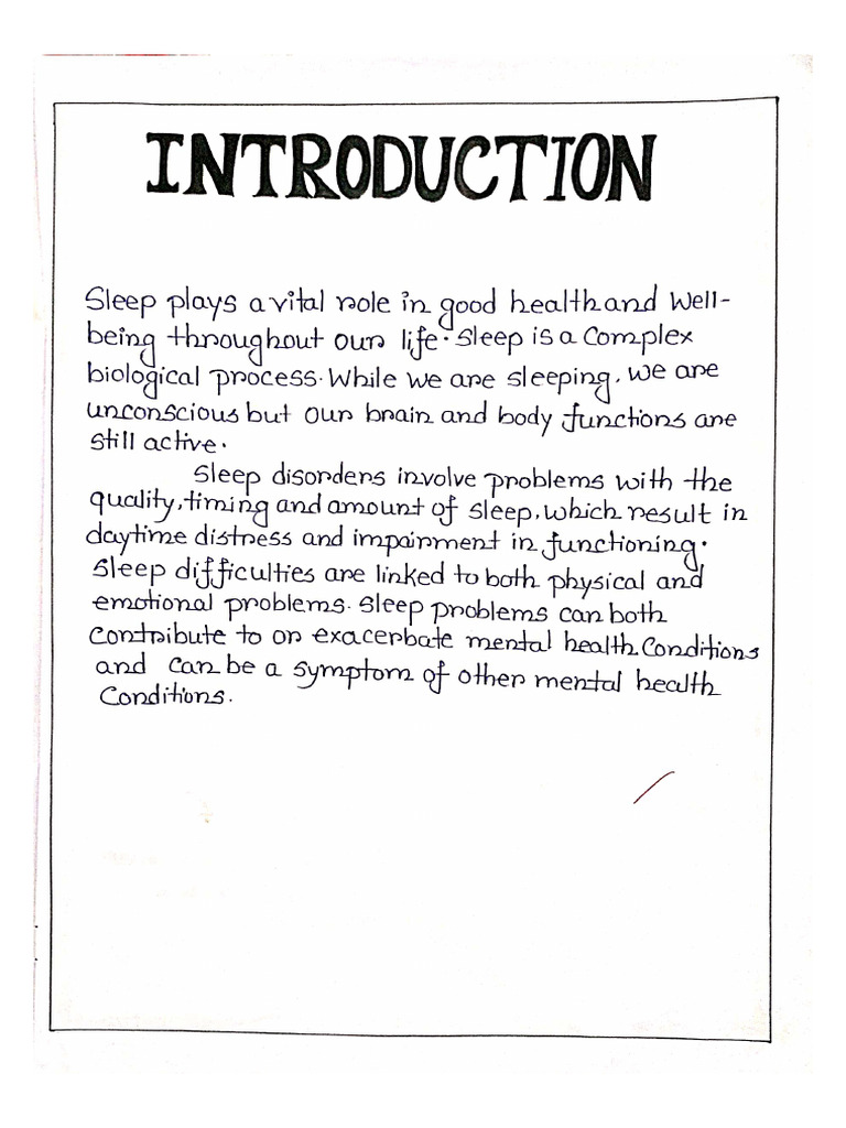 Sleep Disorders - 1 | PDF