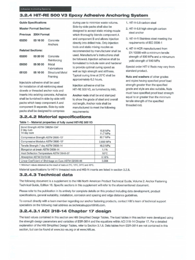 Hilti Re 500 | PDF