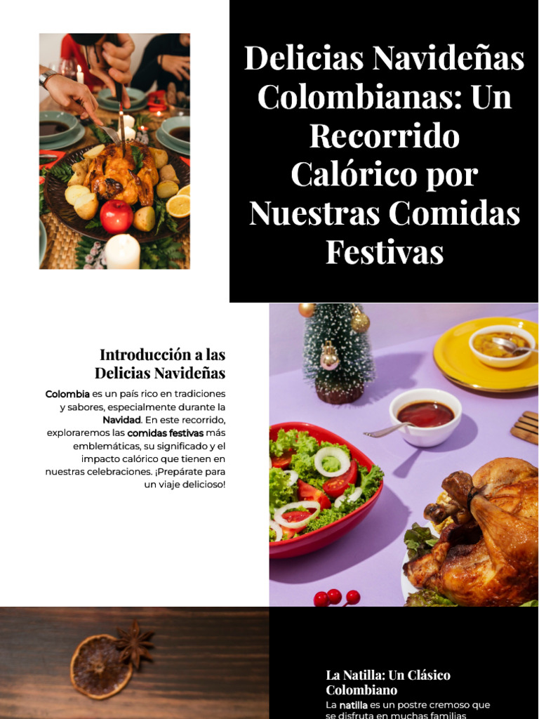 Slidesgo Delicias Navidenas Colombianas Un Recorrido Calorico Por ...