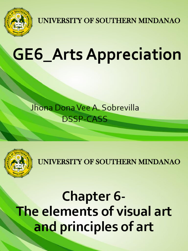 GE6 Chapter 6 | PDF | Composition (Visual Arts) | Shape