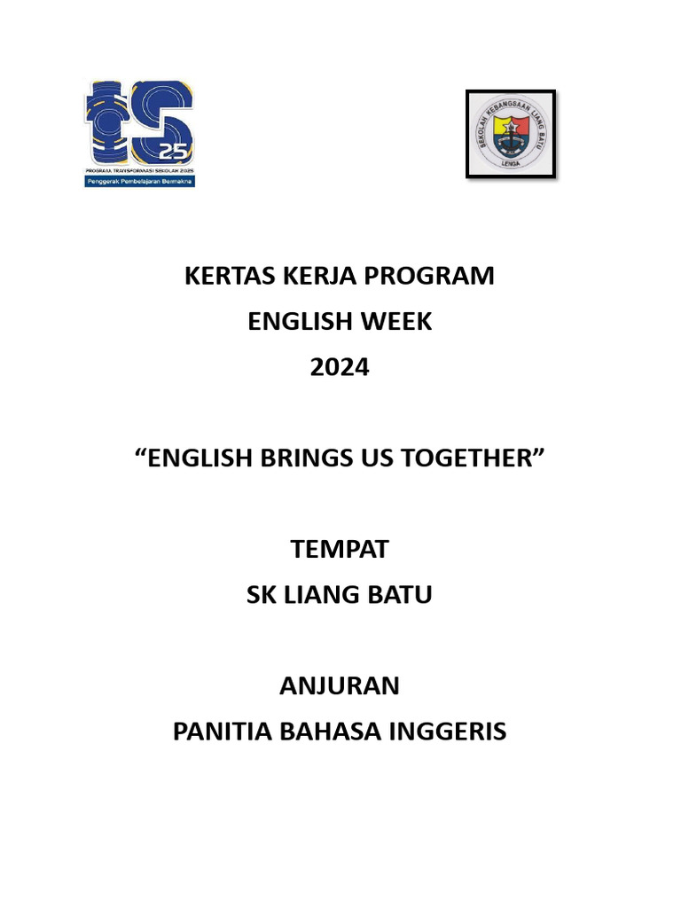 English Week Programme | PDF