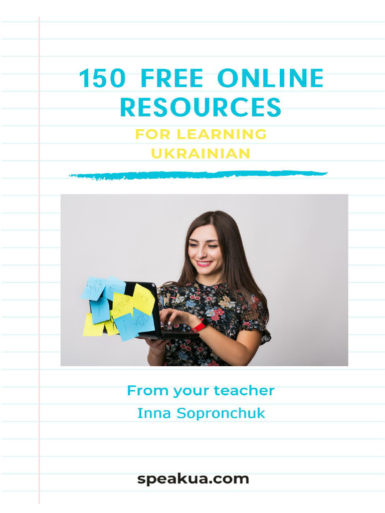 150 Free Online Resources For Learning Ukrainian 1 Njcyle | PDF