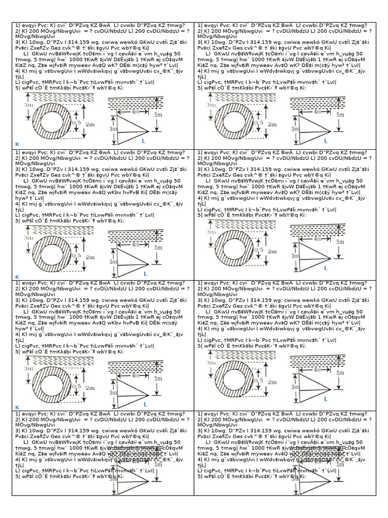 Hydraulics Class Test | PDF