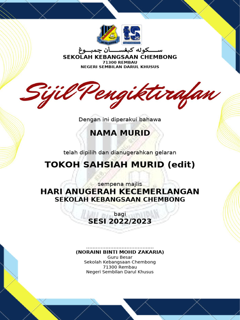 Sijil Pengiktirafan SKC 2022 | PDF