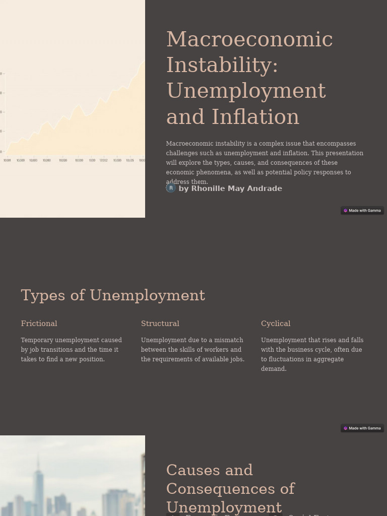 Macroeconomic Instability Unemployment and Inflation | PDF ...
