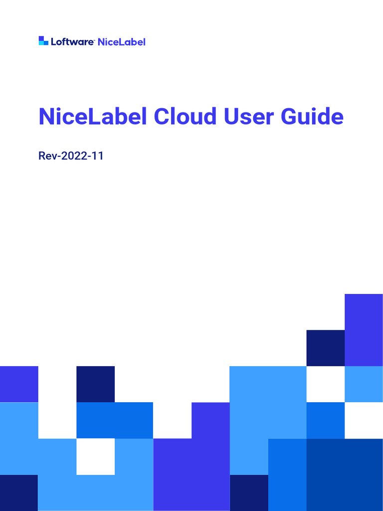 NiceLabel - Cloud - 10 3 PDF en | PDF | Cloud Computing | Databases
