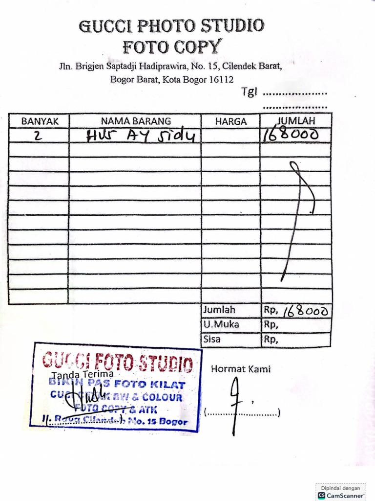 NOTA 25-11-2024 (PEMBELIAN KERTAS HVS A4 MERAH) | PDF