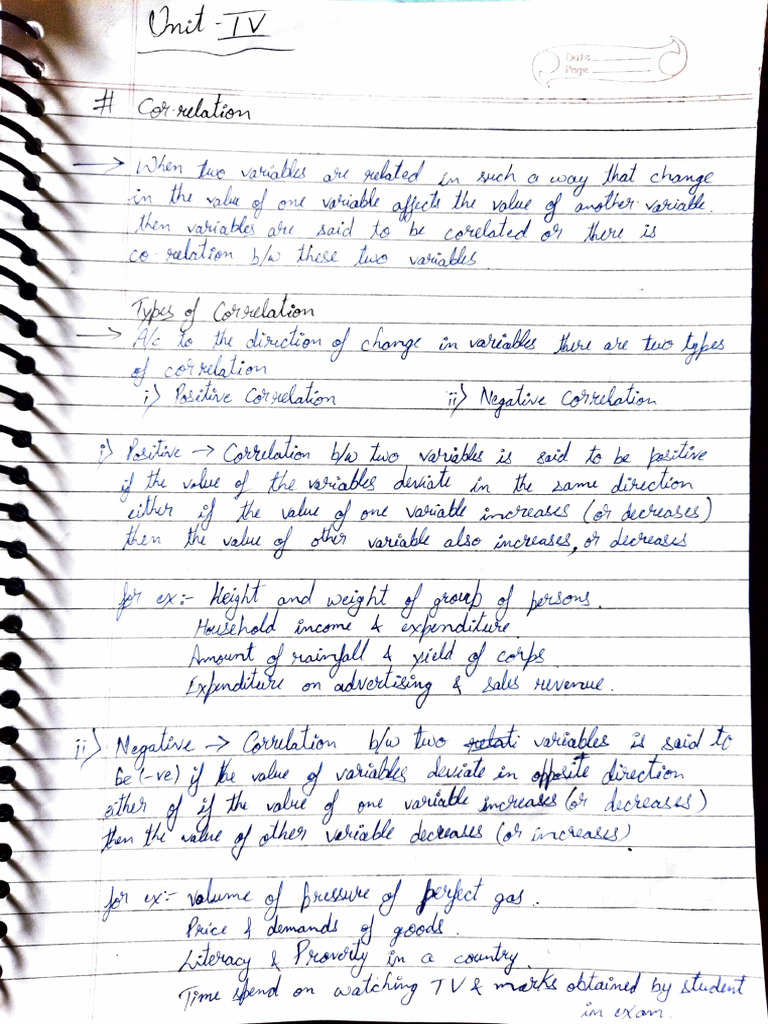 Stats Correlation | PDF