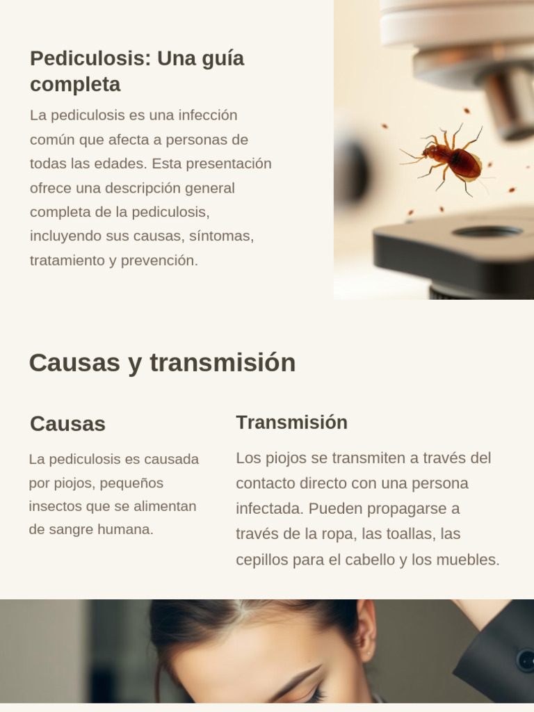 Pediculosis Una Guia Completa | PDF | Medicina CLINICA | Enfermedades y trastornos