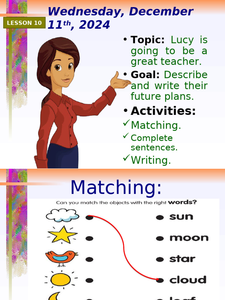 Future Plans and Predictions Lesson | PDF