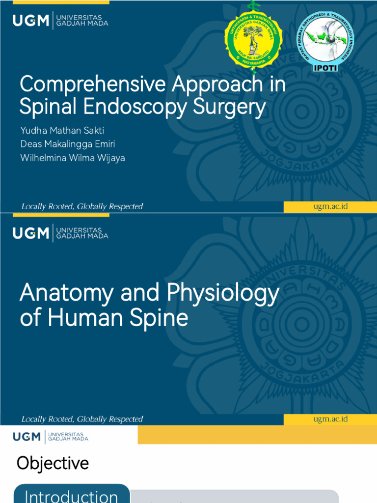 Dr. Yudha Mathan S, Sp. OT (K) - Comprehensive Approach in Spinal ...