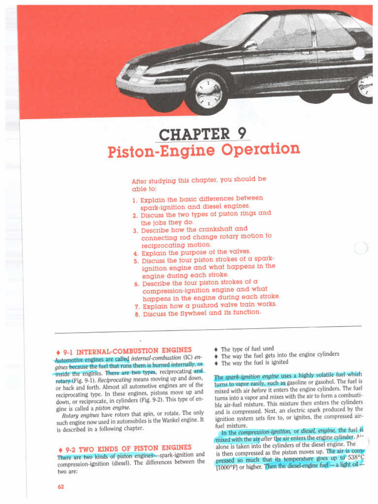 Chapter 9 Piston Engine Operation | PDF
