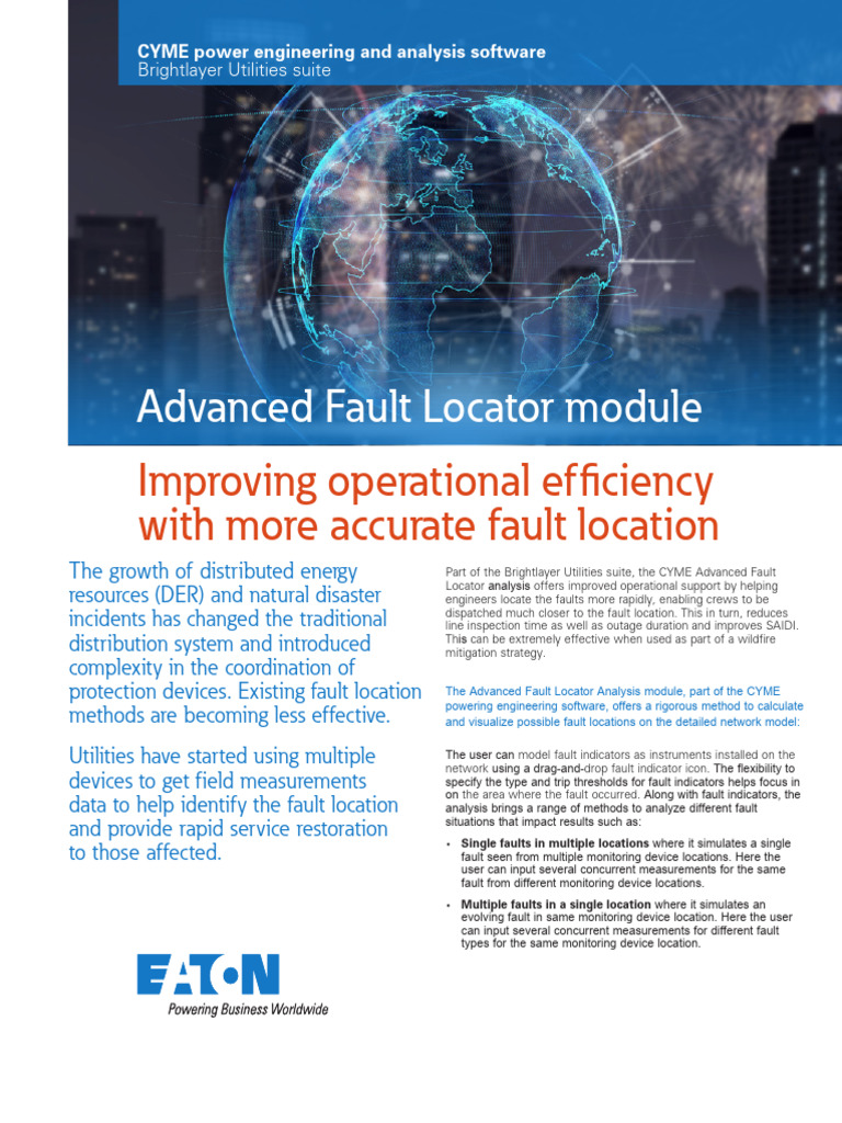 Advanced Fault Locator | PDF | Simulation | Reliability Engineering