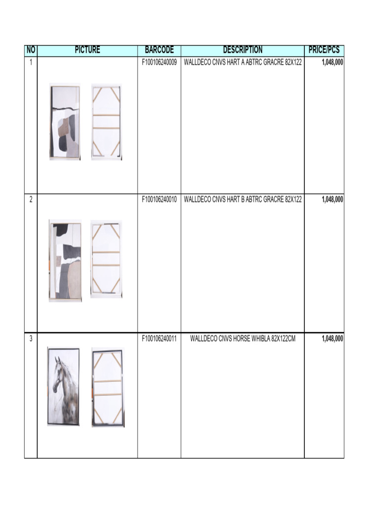Wall Deco Import Q2-2024 | PDF