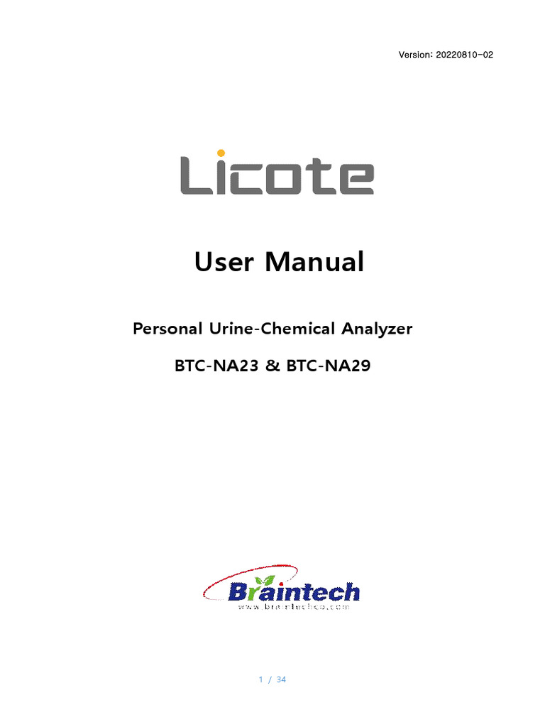 NA23&29 User Manual - 2208 - 1 | PDF | Kidney | Computer File