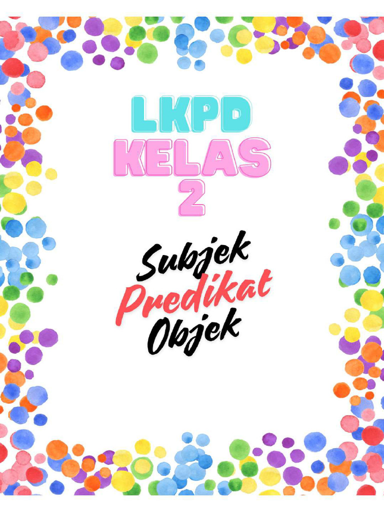 LKPD Subjek Predikat Objek-1 | PDF