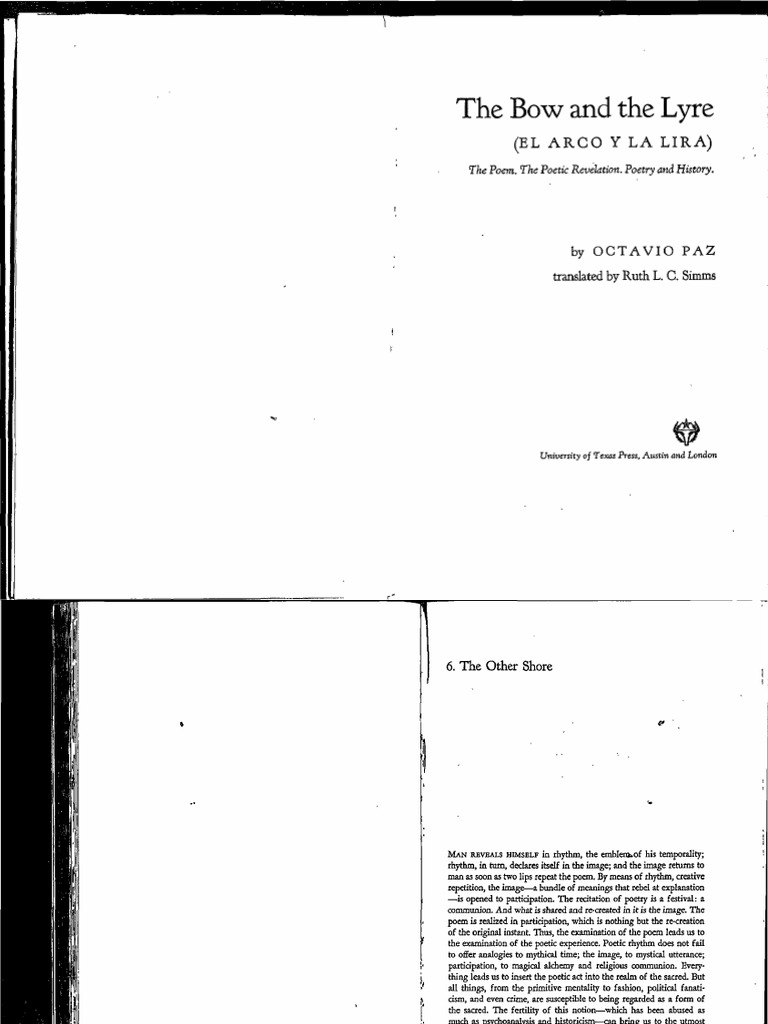 The Bow and the Lyre: Poetry's Sacred Act | PDF | Poetry | Religious ...