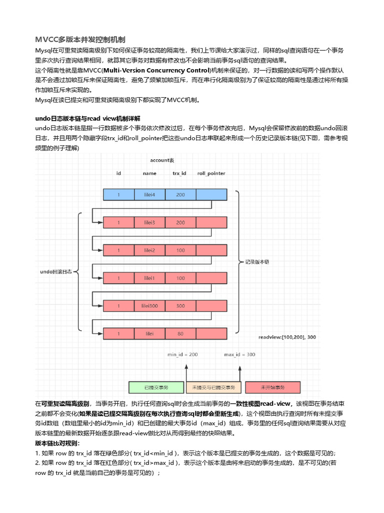 07 VIP 深入理解MVCC与BufferPool缓存机制 | PDF