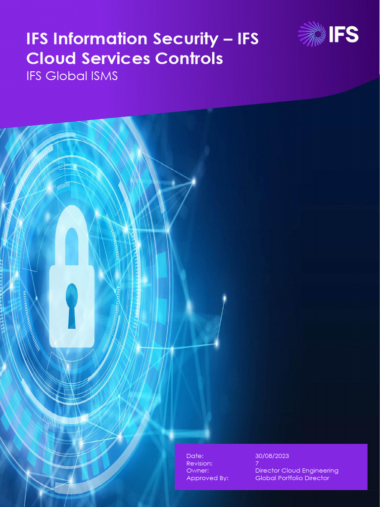 IFS Cloud Services Controls | PDF | Virtual Private Network | Cloud ...