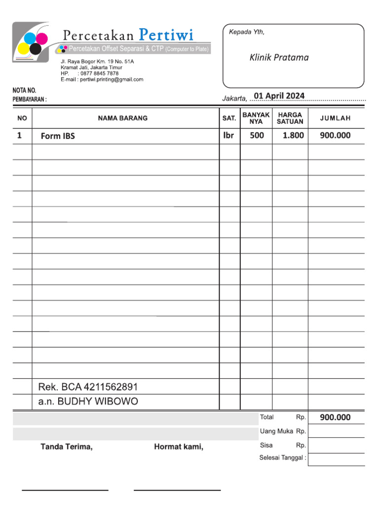 Nota Klinik Form IBS | PDF