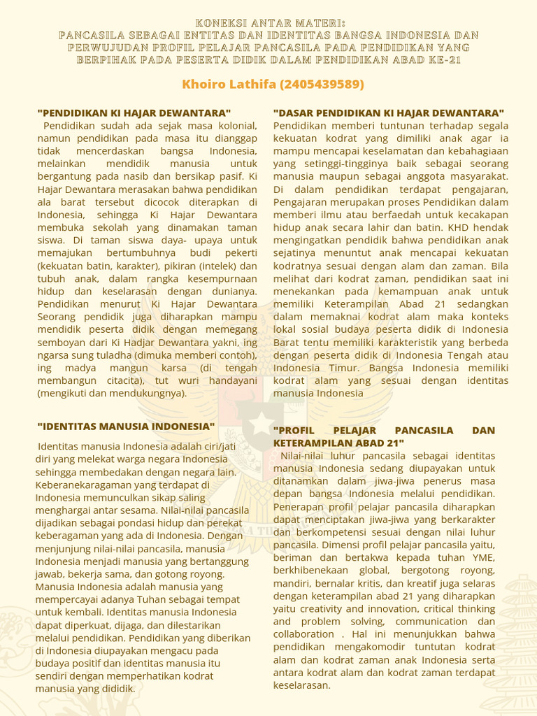T4.6 Koneksi Antar Materi FPI | PDF