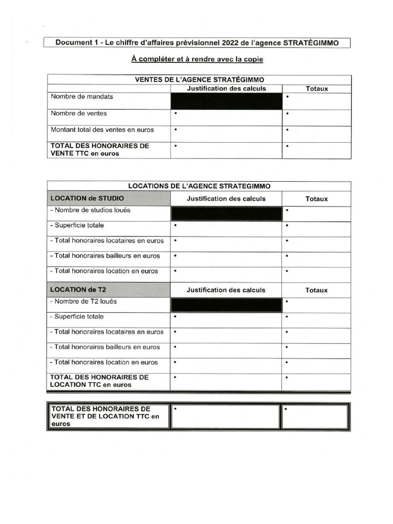 BTS 2022 Dossier 1 Annexes À Remplir - Compressed | PDF