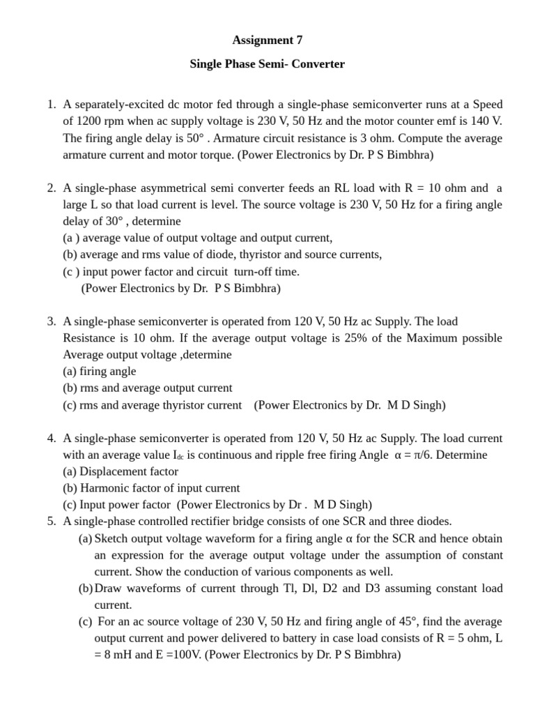 Semi Converter | PDF