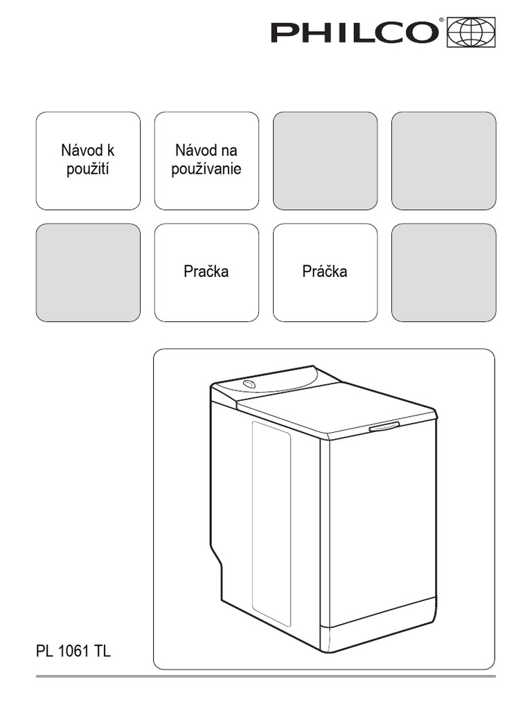 Philco PL 1061 TL Navod K Pouziti | PDF