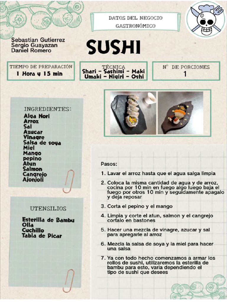 Sushi | PDF