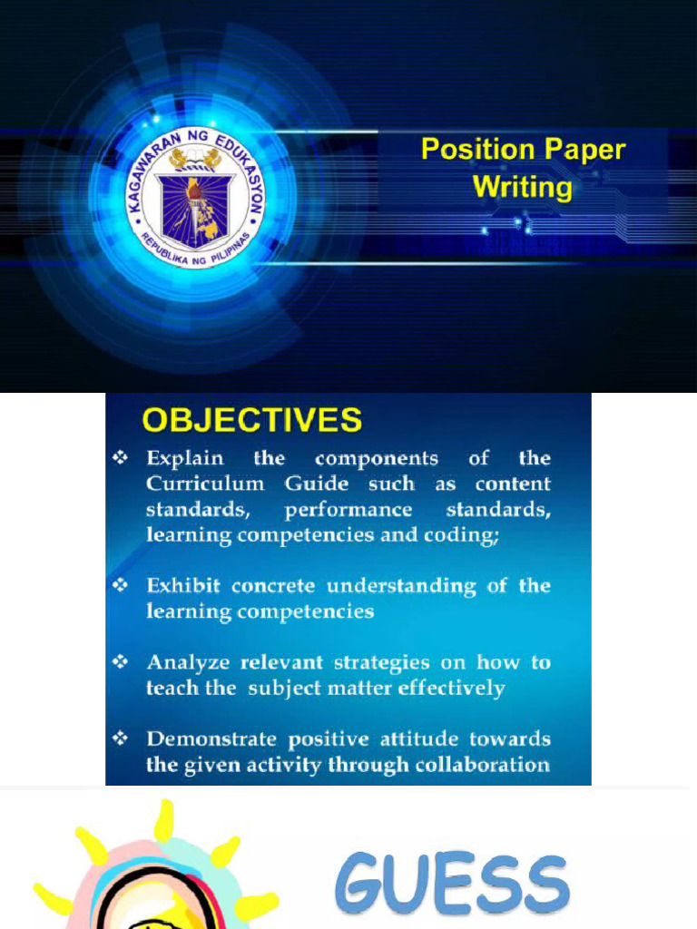 Position Paper Writing Guide | PDF
