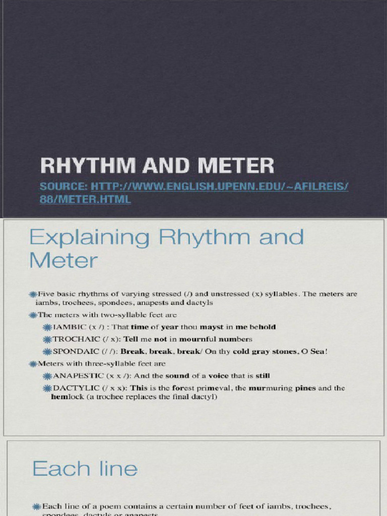 Rhythm & Meter | PDF